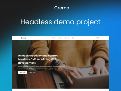 A website with Headless CMS | Upwork