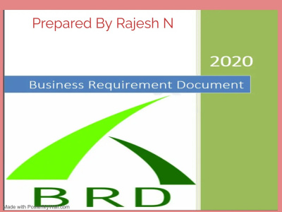 BRD-FRD-SRS in IEEE format | Upwork