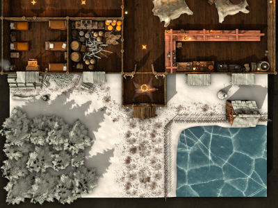 A fantastic tabletop 2-3D fantasy map | Upwork