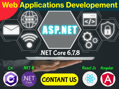.NET Core fully functional Web App with Angular | React | Web API | Razor | Upwork