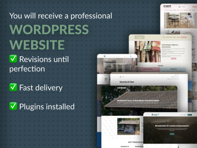 A professional website | WordPress | Elementor | Upwork
