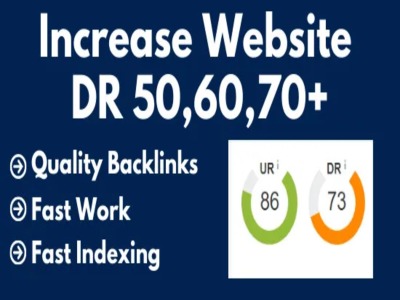 Increase ahrefs domain rating dr 70 using high authority SEO backlinks ...