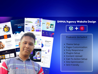 Premium SMMA or Agency Website with High Conversion | Upwork