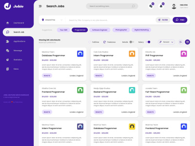 Web development in angular, python, laravel and nodejs | Upwork