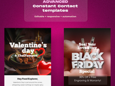 Constant Contact Email Newsletter Template Design & Development | Upwork