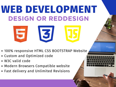 Responsive website design in html css javascript | Upwork