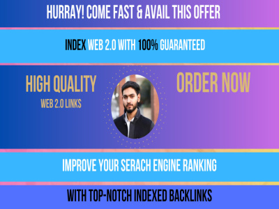 Web 2.0 Indexing | 100% Backlink Indexing | Index Web 2.0 Links | Upwork