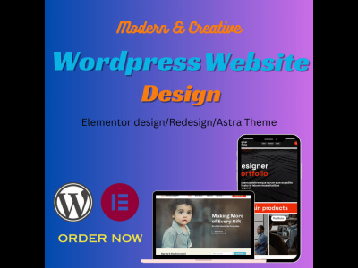 Wordpress Website Design Using Elementor | Upwork