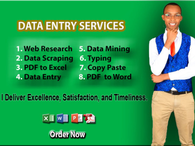 A web research, copy paste, data entry and file conversion done for you | Upwork