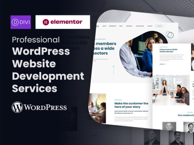 An amazing website built using Divi Builder | Upwork