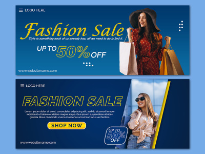 A attractive web banner design | Upwork