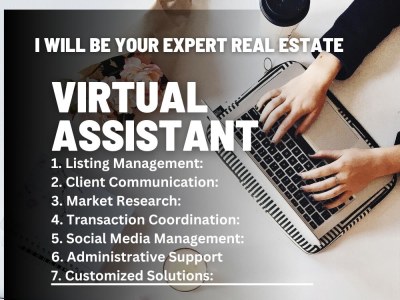 An Expert Real Estate VIRTUAL ASSISTANT, ADMIN SUPPORT For your ...