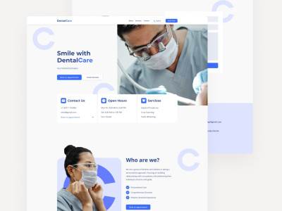 A stunning Webflow landing page website | Upwork