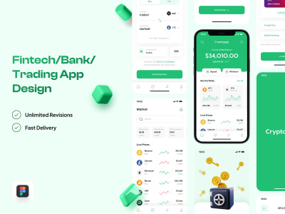 Bank App design, design of Bank Application, and Bank App UI Design ...