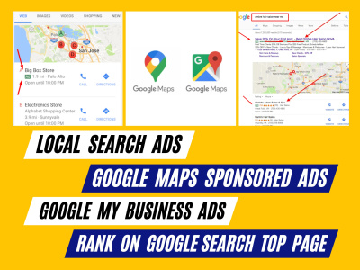 Google Maps sponsored ads,local search ads, GMB ads, Google My Business ...