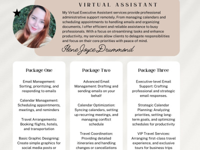 Executive Assistant | Administrative Assistant | Graphic Designing | Upwork