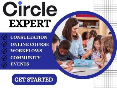 Circle.so expert, set up circle.so online course, circle community ...