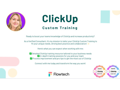 A detailed ClickUp/Monday.com training resource to drive productivity ...