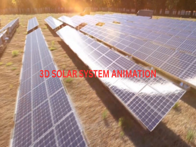 3d solar power video, 3d solar system model, 3d solar power animation ...