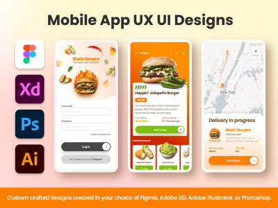 Mobile app screen design | Upwork