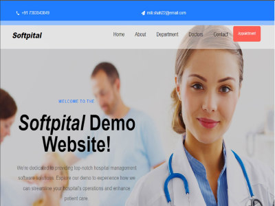 Business/Hospital Website with Vue.js, Bootstrap, HTML, CSS | Upwork