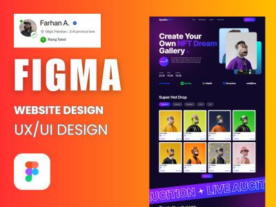 Design figma landing page, figma website, figma design website, Mockups ...