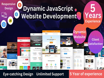 HTML CSS JavaScript Developer for Dynamic Website | React js ...