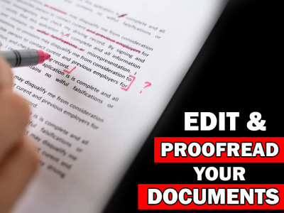 Proofreading and Editing of Your Articles Books and English text | Upwork