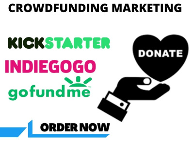 Kickstarter indiegogo gofundme wefunder crowdfunding campaign | Upwork