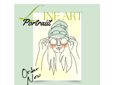 A custom clean line art illustration! | Upwork