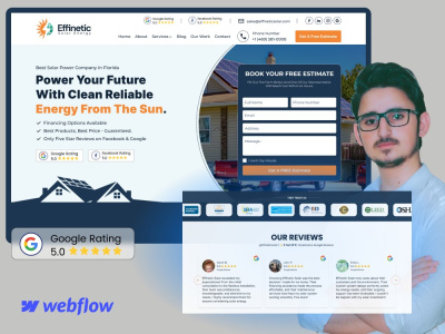 A creative and unique Webflow Website | Upwork