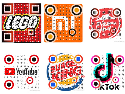 A custom qr code design with logo | Upwork