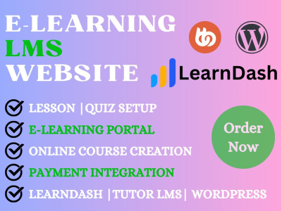 Professional e-learning buddyboss, LMS website using LearnDash | Upwork