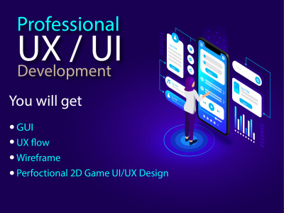 Perfoctional 2D Game UI/UX Designe | wireframe | GUI | UX flow | Upwork