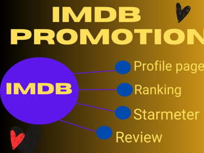 Your imdb profile and increase starmeter ranking ,organic IMDb ...