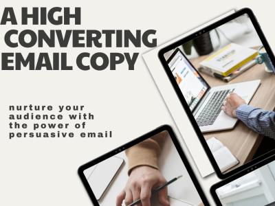 A persuassive and high converting email copy | Upwork