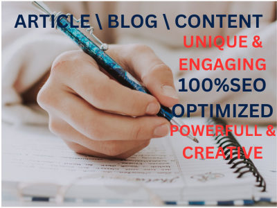 FANTASTIC & IMPRESSIVE Quality Article/Blog/Content -Articles & Blog ...