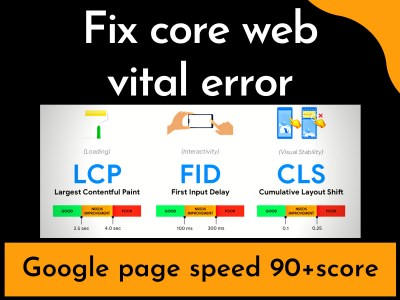 Fix lcp issues, fix cls issues, fix core web vitals issues for wordpress | Upwork