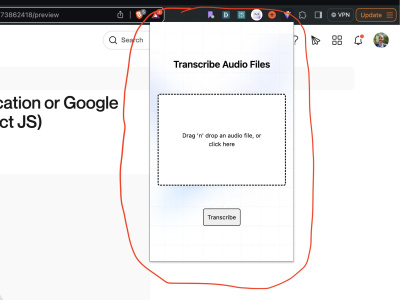 A Custom Web application or Google Chrome Extension w backend API (ReactJS) | Upwork