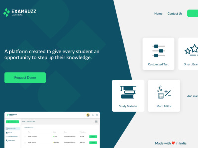 A fully functional online exam preparation web app with faculty ...