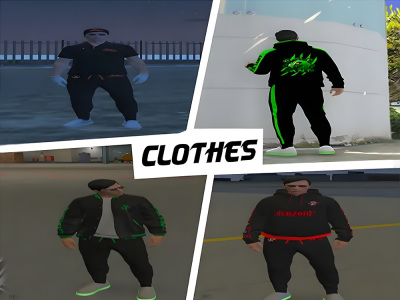 A custom fivem clothes to your gang or server | Upwork