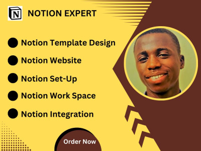 Notion template, notion workspace setup, automation & project management | Upwork