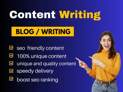 A stunning content writing for your project | Upwork