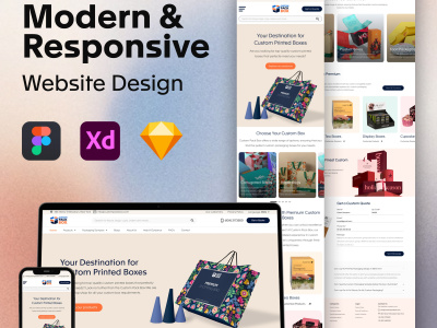 A Professional, Modern, and Responsive Website UI/UX Design in Figma ...