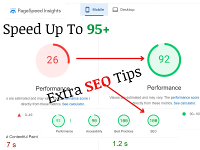 WordPress website loading speed optimization/increase for fast page loading | Upwork