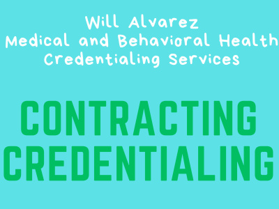 Contracting and credentialing your Group and Providers to Payers CMO | Upwork