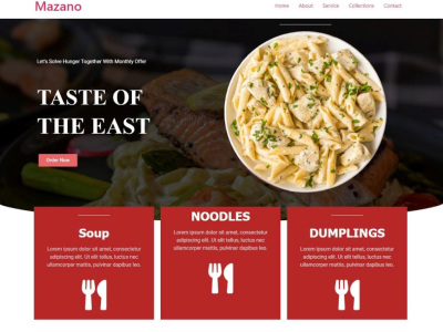 Restaurant portal responsive website | Upwork