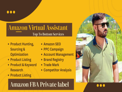 An Amazon FBA/FBM Private label virtual assistant, VA | Upwork