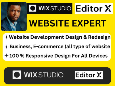 Build responsive wix studio website editor wix website design ...