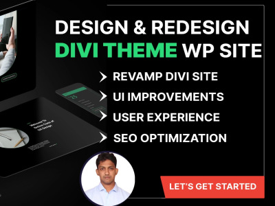 Into design a professional divi wordpress website or divi landing page | Upwork